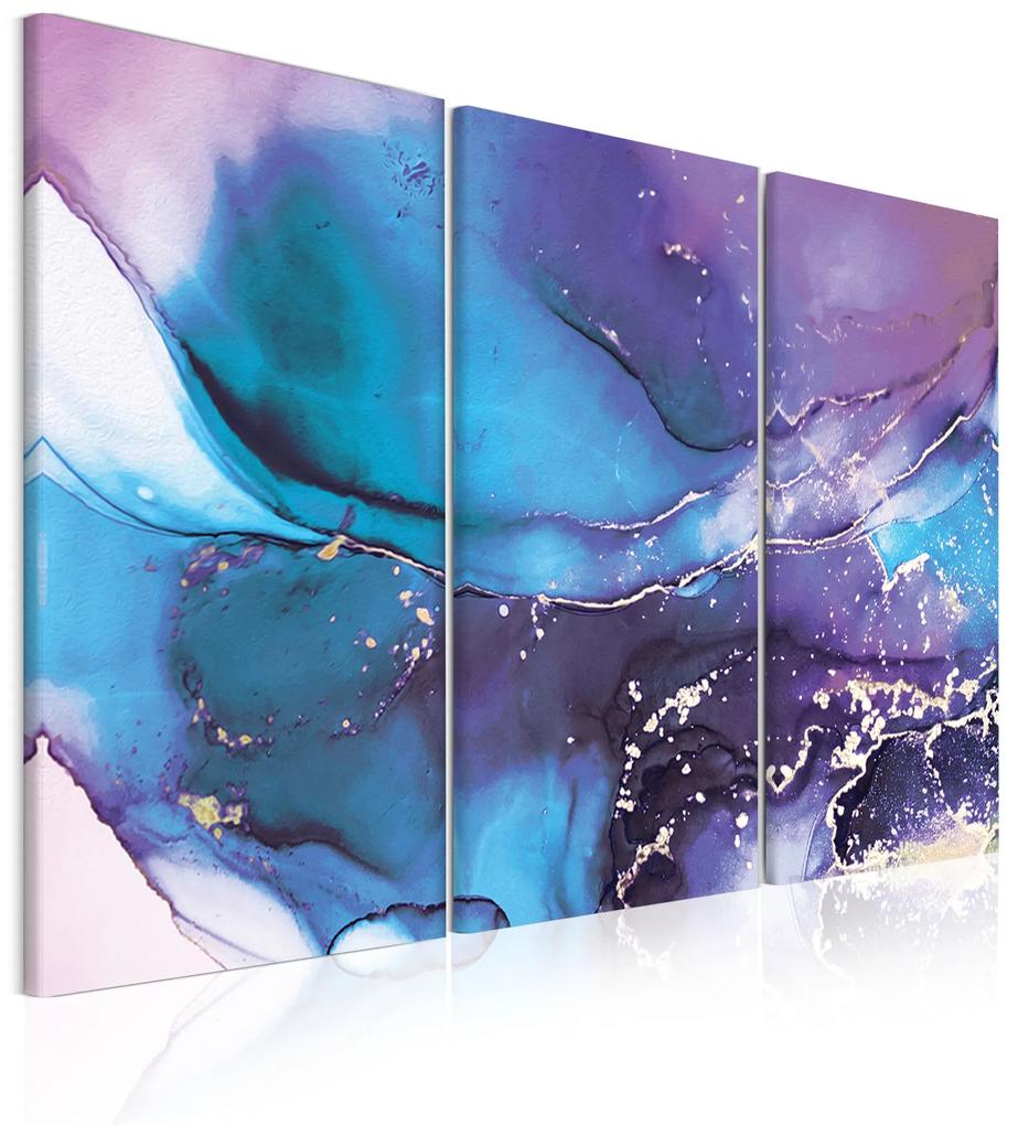 Malvis ® Obraz purpurově modrá pryskyřice ROZMĚR (šířka x výška): jednodílný obdélník 150x60 cm