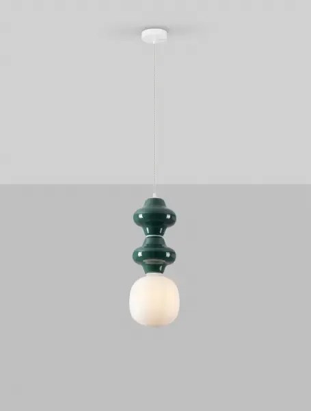 Jasper-bílý designový lustr Clio