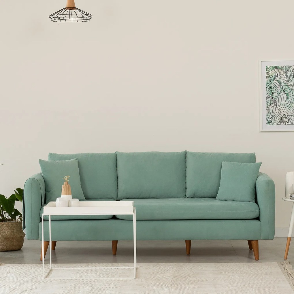 Hanah Home Pohovka SOFIA zelená 215 cm