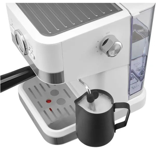 Sencor - Pákový kávovar espresso 1050W/230V bílá/matný chrom