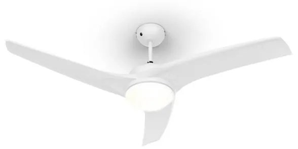 Klarstein Figo, bílý, stropní ventilátor, 52 &quot;, 55 W, stropní lampa, 2 x 42 W, dálkový ovladač