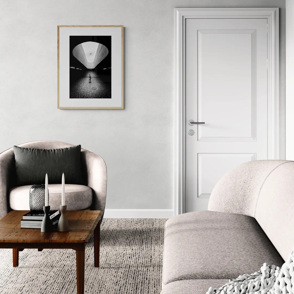 Jan Křikava | Pod betonovou oblohou Rám: Bílý, Velikost: 70 x 50 cm