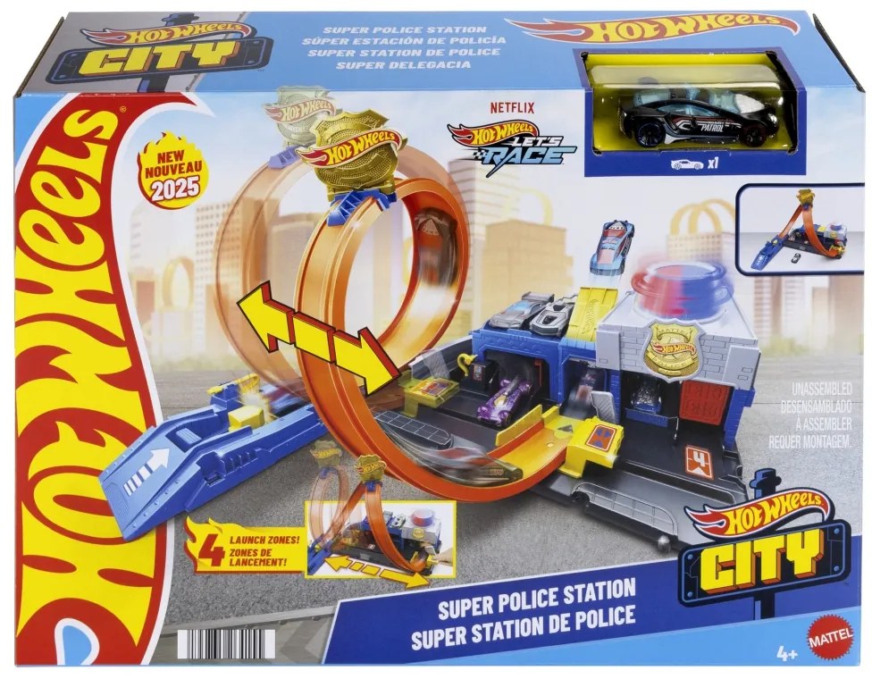 Hot Wheels City Super Policejní stanice JBM71