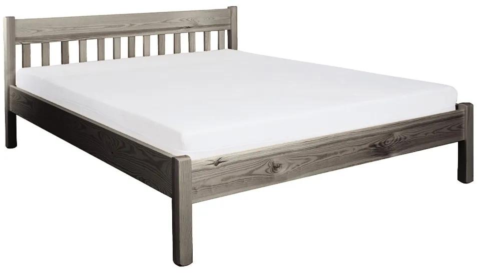 Drewmax Dřevěná postel 140x200 LK116 borovice