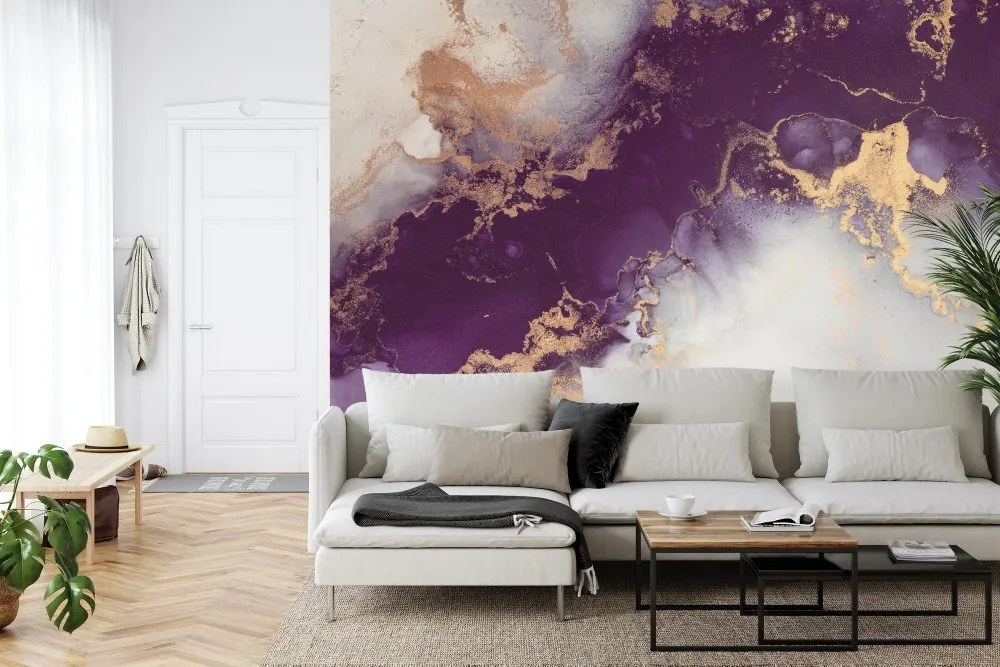 Fototapeta Marble Ink Abstract Art From Exquisite Original Painting For Abstract Background . Painting Was Painted Pattern Of Ombre Alcohol Ink . Samolepící tapety 254x184