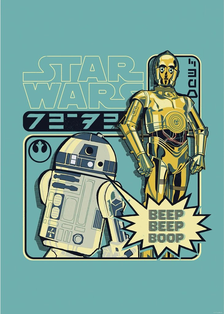 Komar Plakát Star Wars Beep Boop 50 x 70 cm