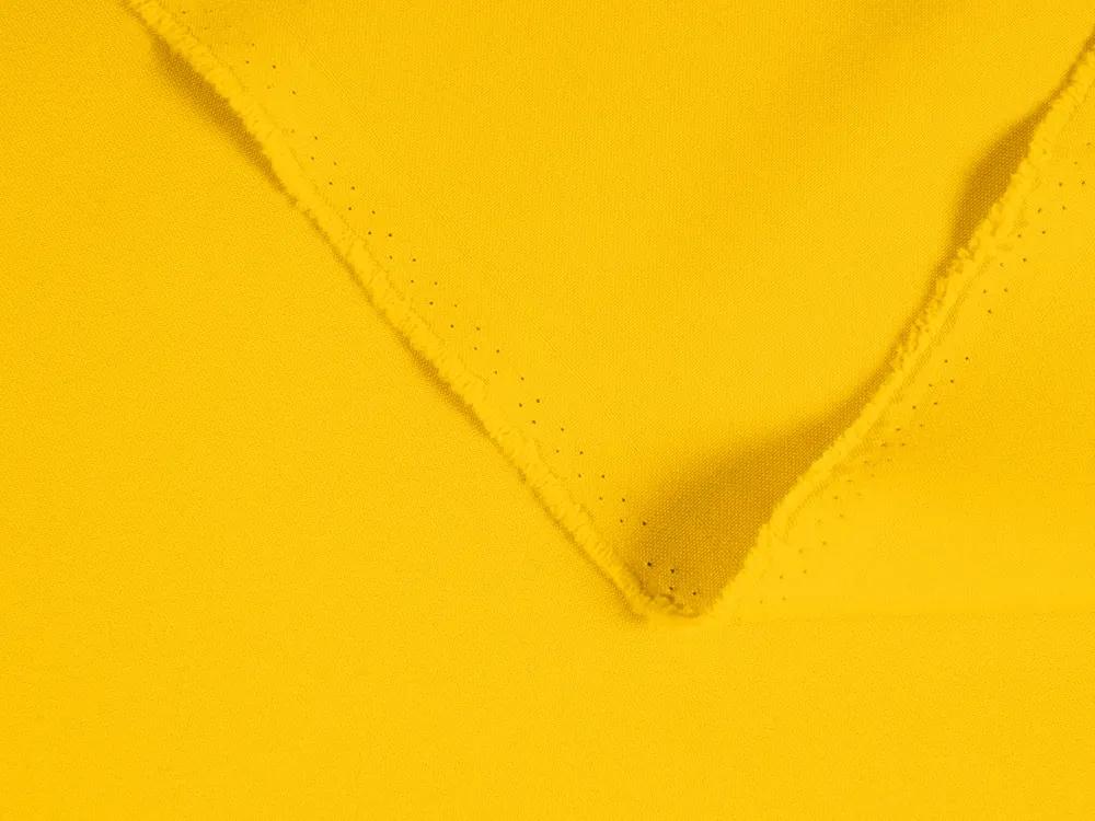 Biante Dekorační čtvercový ubrus Rongo RG-029 Sytě žlutý 130x130 cm