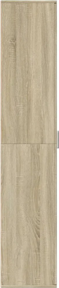 Skříň highboard dub sonoma 60 x 35 x 180 cm kompozitní dřevo 3276667