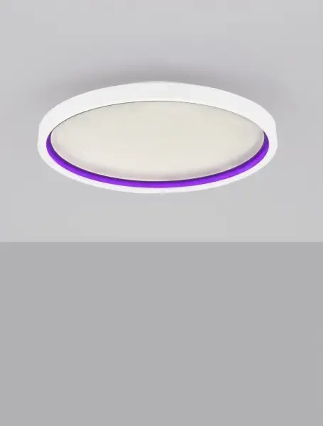 Moderní stropní svítidlo Chet RGB 39 s dálkovým ovládáním