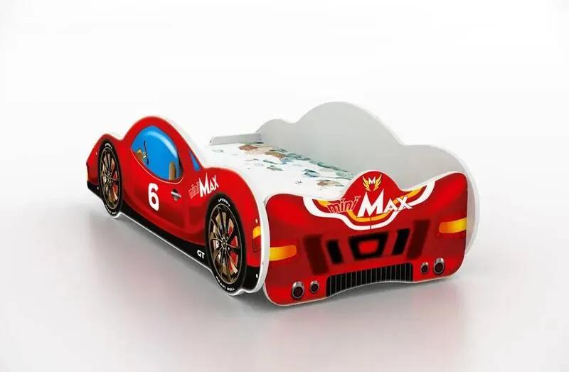 Dětská auto postel Minimax 180x90 - červená
