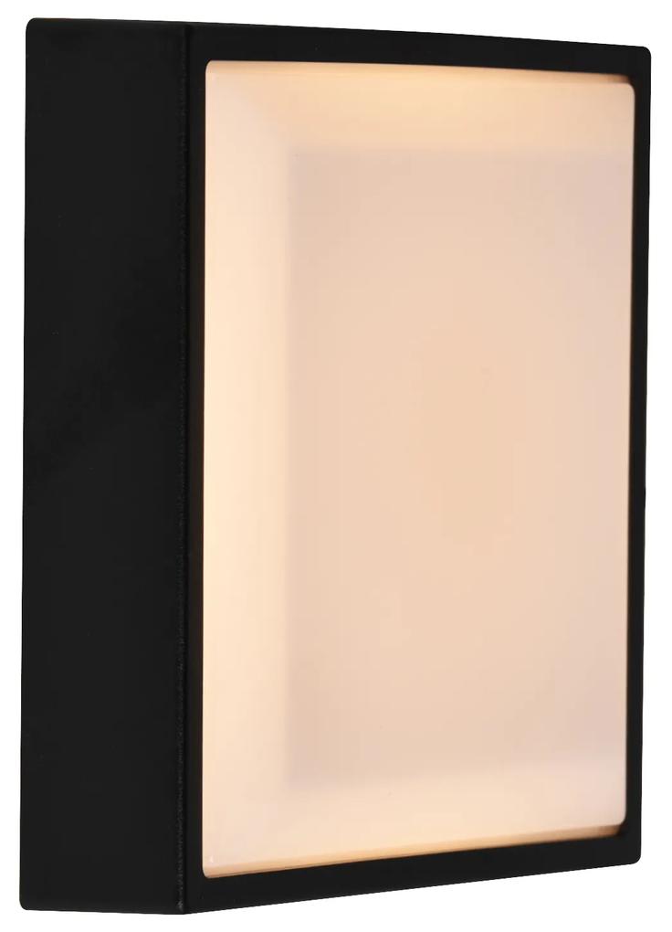 Nordlux Oliver Square (černá) Venkovní nástěnná svítidla plast IP54 2218251003