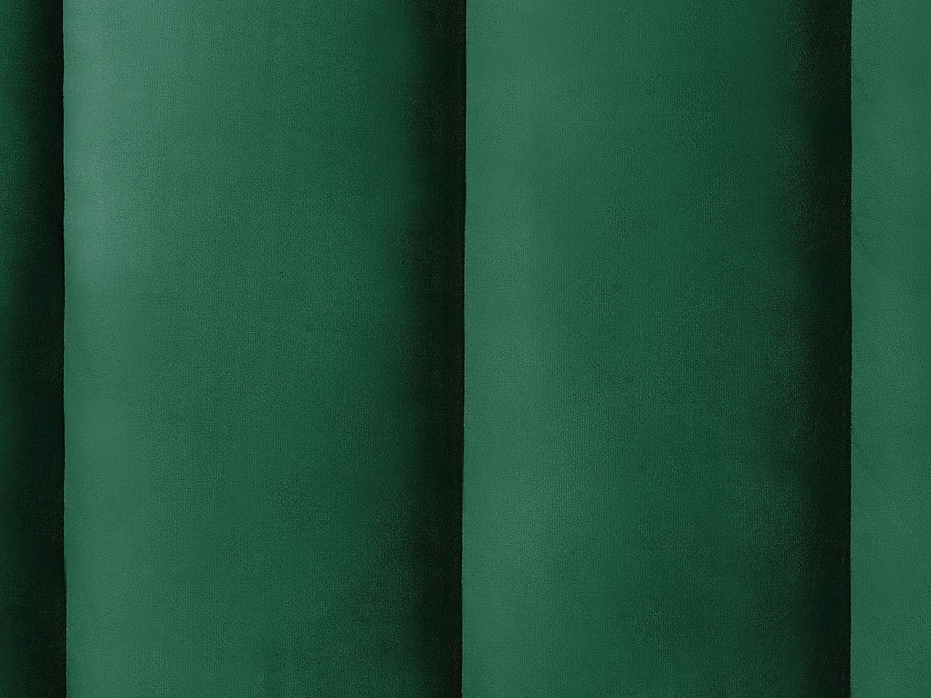 Rozkládací sametová pohovka VIMMERBY smaragdová Beliani