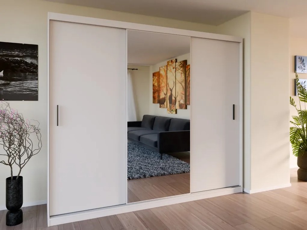 GiB Meble Šatní skříň BREGI SZ250 Barva: Kašmír