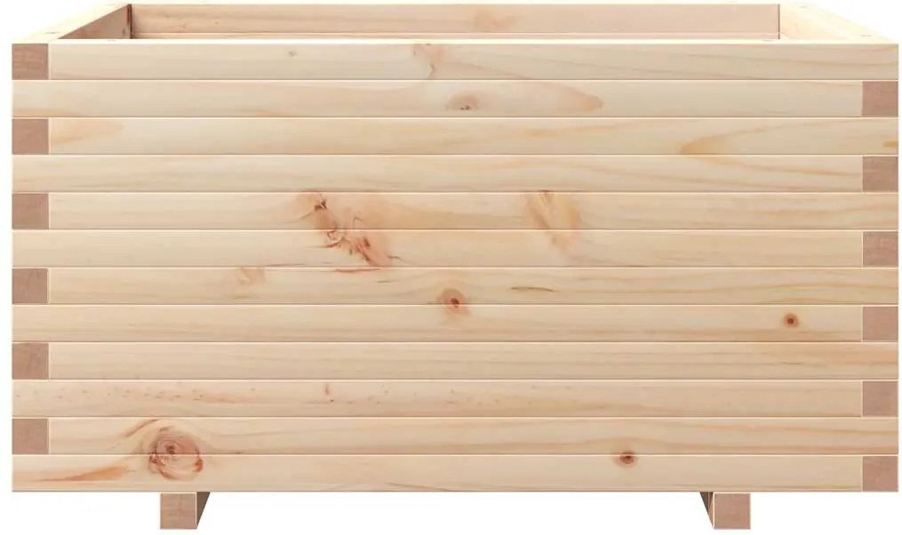 Zahradní truhlík 90 x 60 x 49,5 cm masivní borové dřevo 3282564