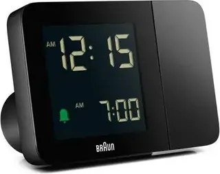Braun BC15 černá / Digitální budík / LCD / DCF (Rádiem řízené) / 1x AA