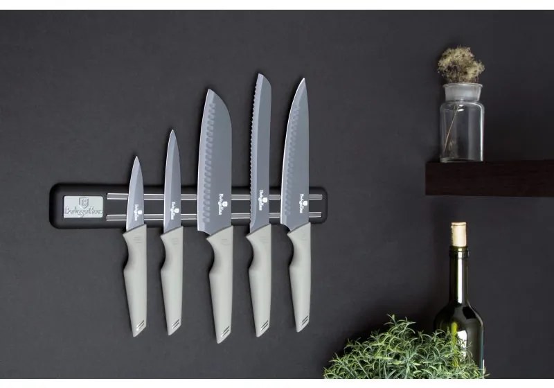 Sada nožů s magnetickým držákem 6 ks Aspen Collection