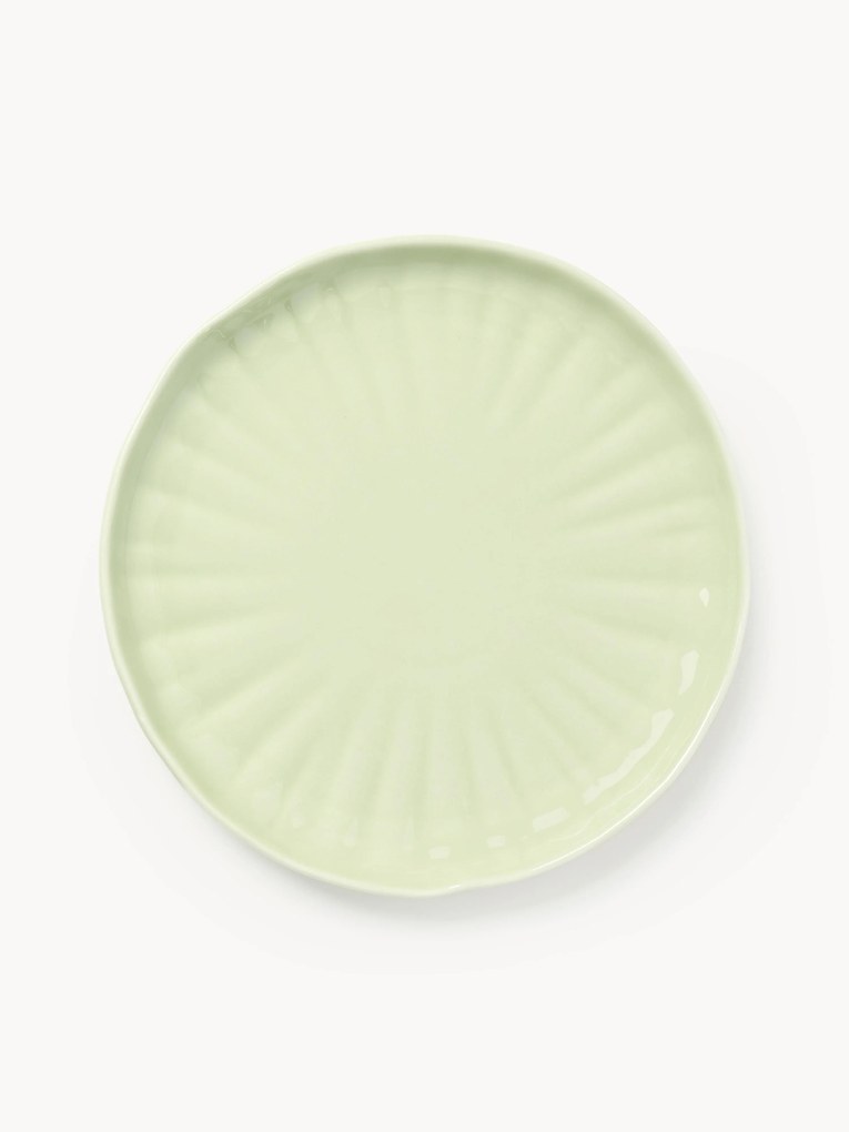 Sada porcelánových mělkých talířů s reliéfem Sali, 4 díly