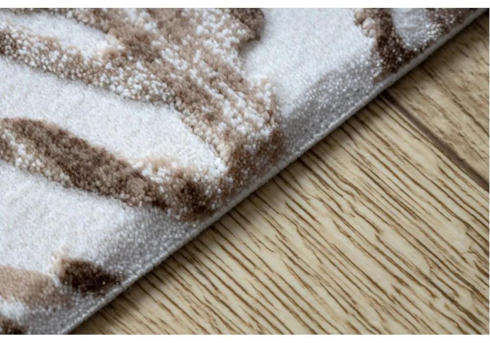 Luxusní kusový koberec akryl Foy béžový 100x300cm
