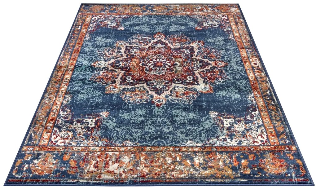 Hanse Home Collection koberce Kusový koberec Luxor 105637 Maderno Blue Multicolor - 57x90 cm