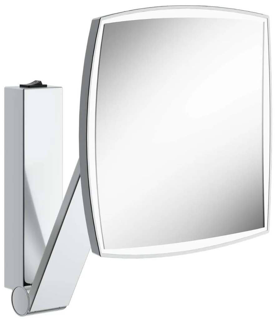 Keuco - Kosmetické nástěnné zrcátko s LED osvětlením, chrom 17613019004