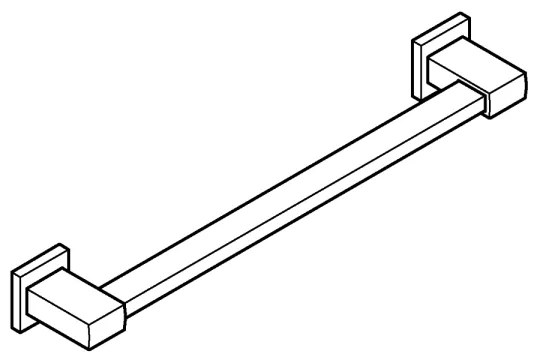 GROHE 410952430 - Vanové madlo START CUBE 504 mm černá