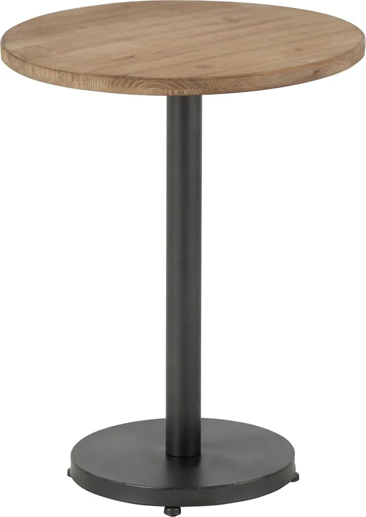 Odkládací stolek TOLVIX Ø 48 cm, černý