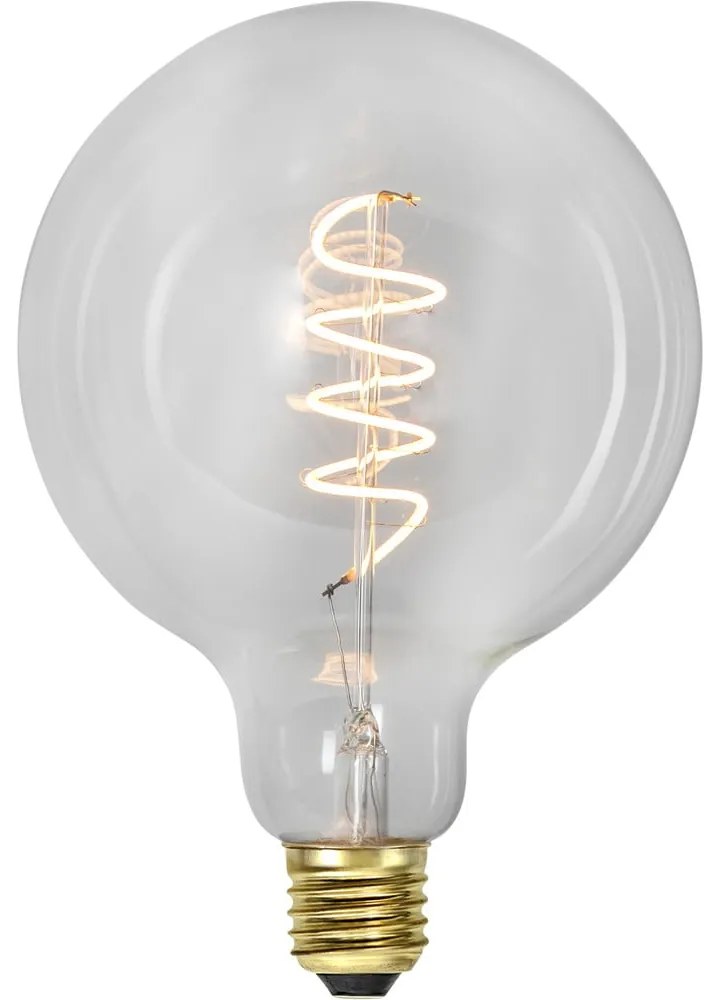 Teplá LED stmívatelná filamentová žárovka E27, 4 W Spiral Filament – Star Trading