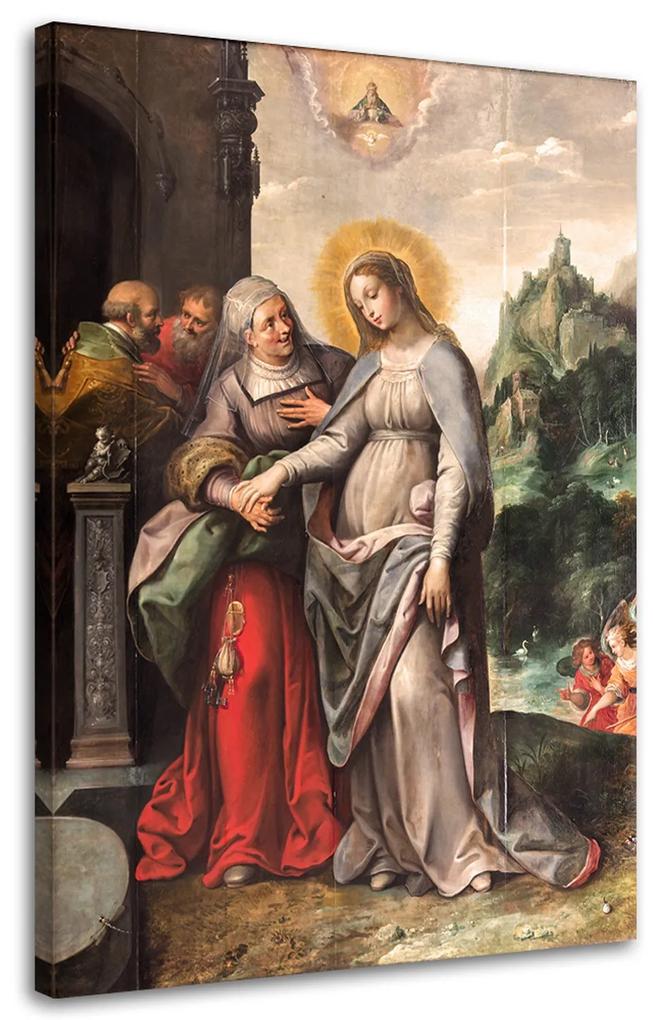 Gario Obraz na plátně Navštívení sv. Alžběty Arancken Antverpy Rozměry: 40 x 60 cm