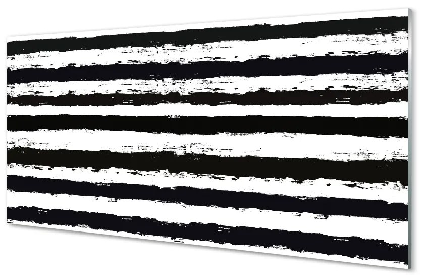 Obraz na skle Nepravidelné pruhy zebra 120x60 cm