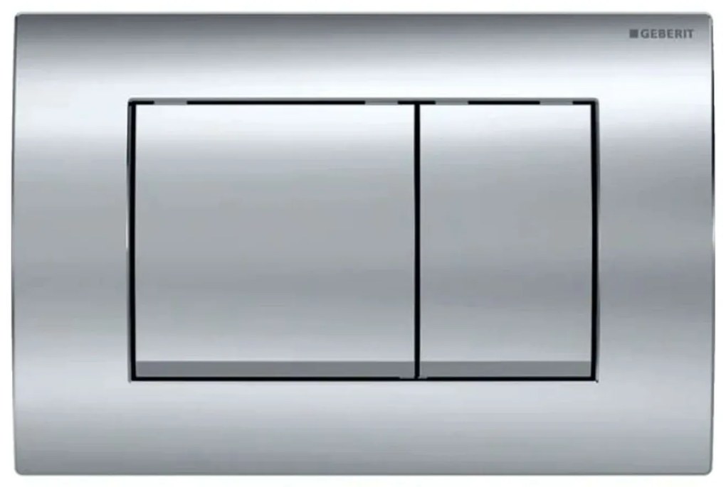 Geberit Delta20 - Ovládání splachování, lesklý chrom 115.137.21.1