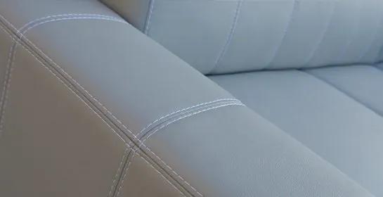 Falco Rohová sedací souprava Rest, rozkládací s úložným prostorem, levá, tmavě šedá Inari 94/bílá Soft 17