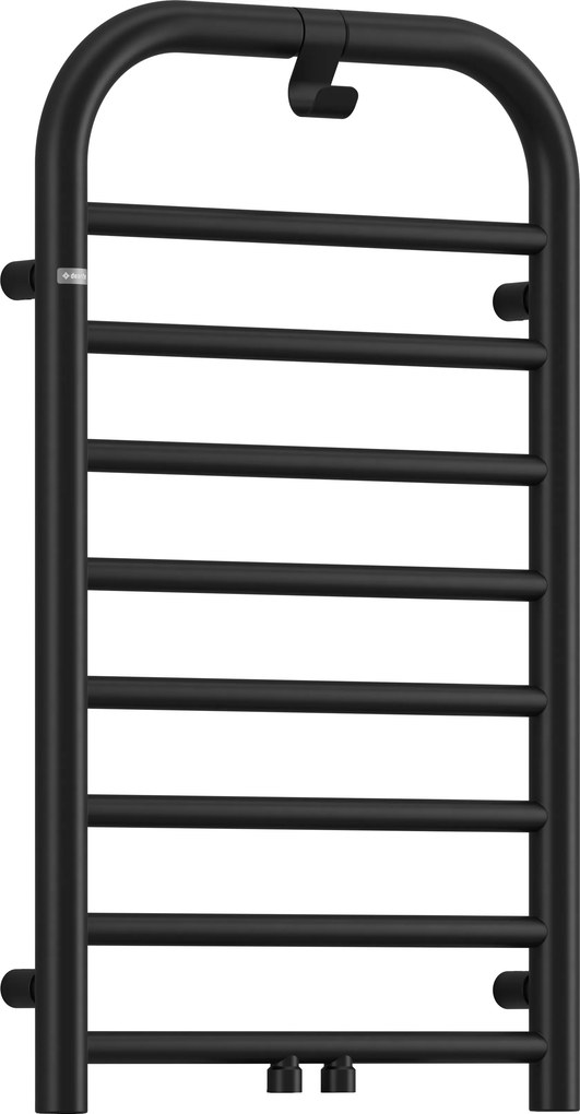 Deante Silia, koupelnový radiátor 500x850 mm, 335W, černá matná, DEA-AGI_NG31