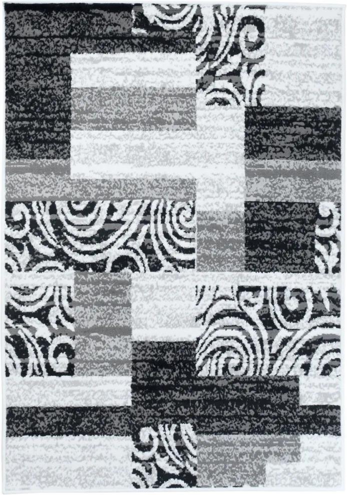 Kusový koberec PP Fire šedý, Velikosti 120x170cm
