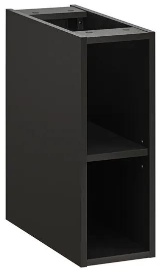Koupelnová skříňka XILO černá 81-01, dolní otevřená