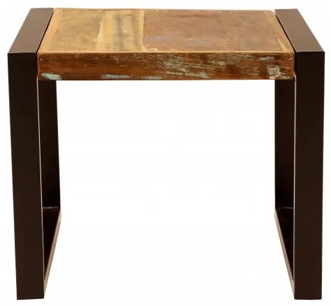 Indický nábytek - Konferenční stolek Retro 60x45x60 z recyklovaného mangového dřeva Old spice