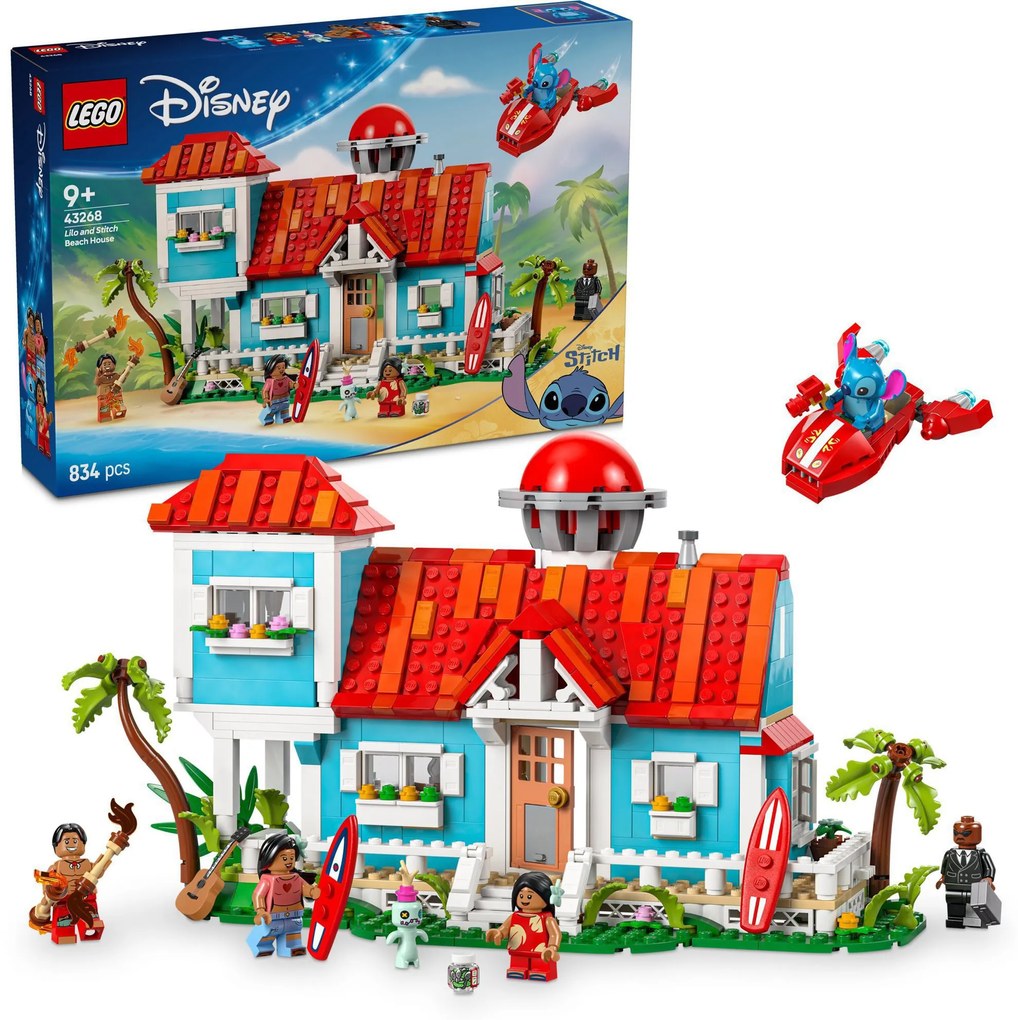 Lego | disney 43268 lilo a stitch a domek na pláži 5702017814575