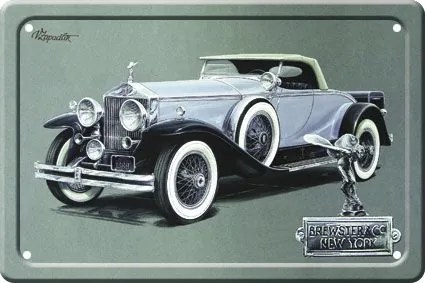 Plechová cedule Rolls Royce Phantom I (2), 150x100 mm