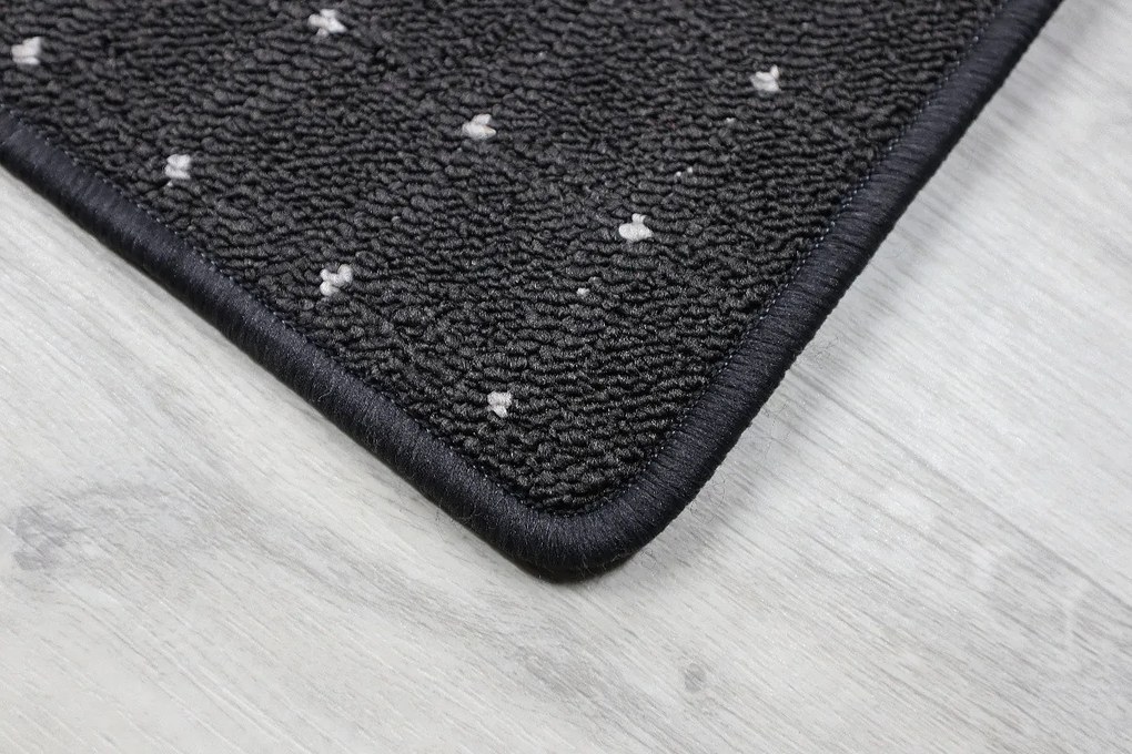 Condor Carpets Kusový koberec Udinese antracit čtverec - 80x80 cm