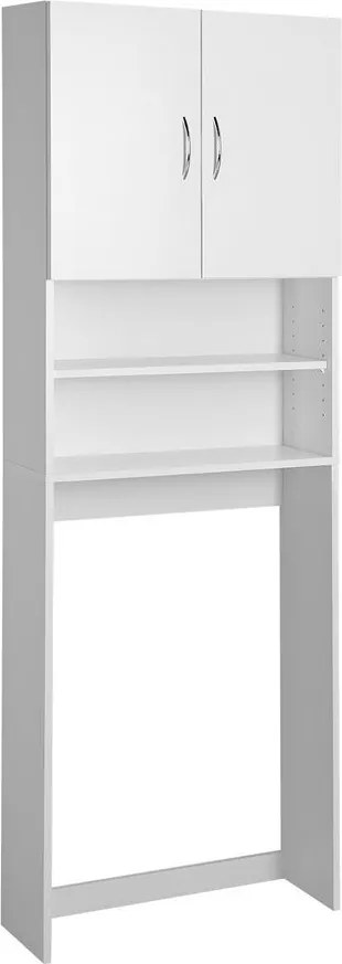 Aqualine Aqualine, SIMPLEX ECO skříňka za pračku 63x25x190cm, bílá, SIME715