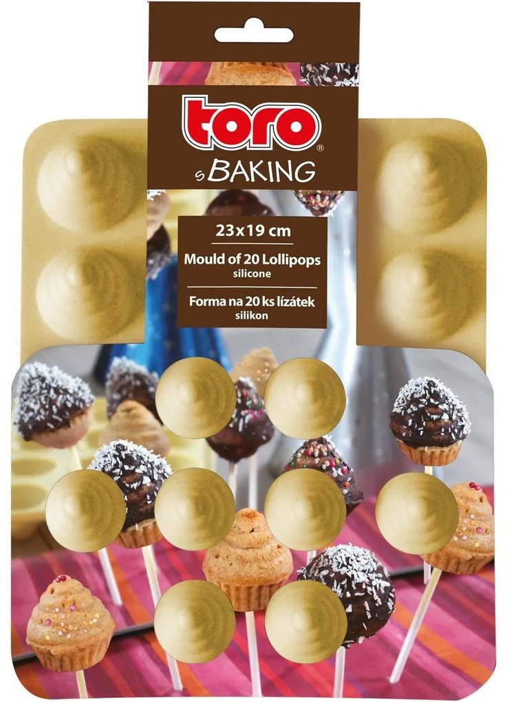 Toro Silikonová forma na Cake Pops, 23 x 19 cm