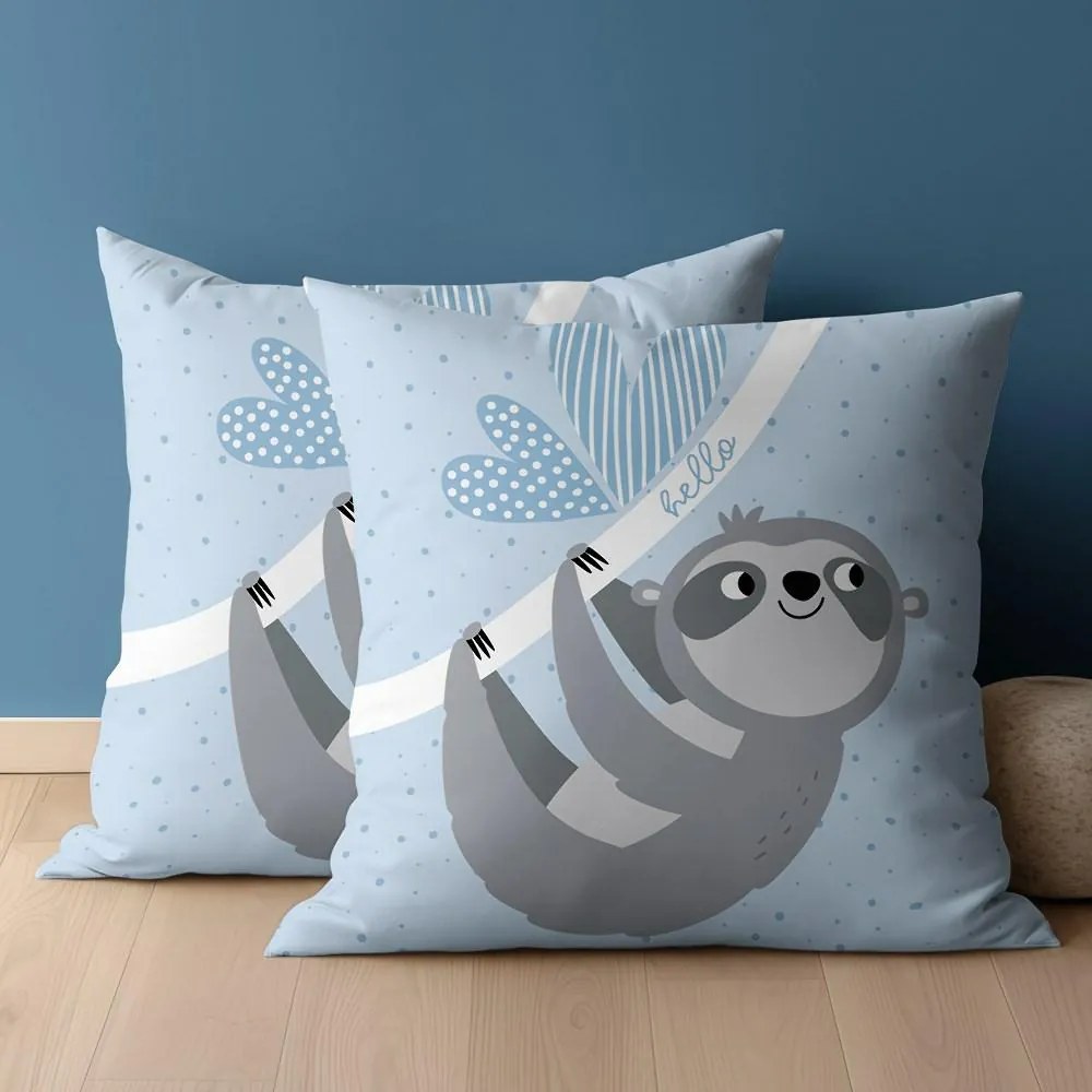 Detexpol Bavlněný povlak na polštář 40x40 Koala hello blue PSBA 21 A Mayamoo 26