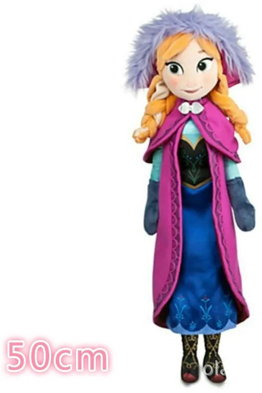 Disney plyšové postavičky Anny a Elsy z "Ledového království" Motiv: Anna 50 cm