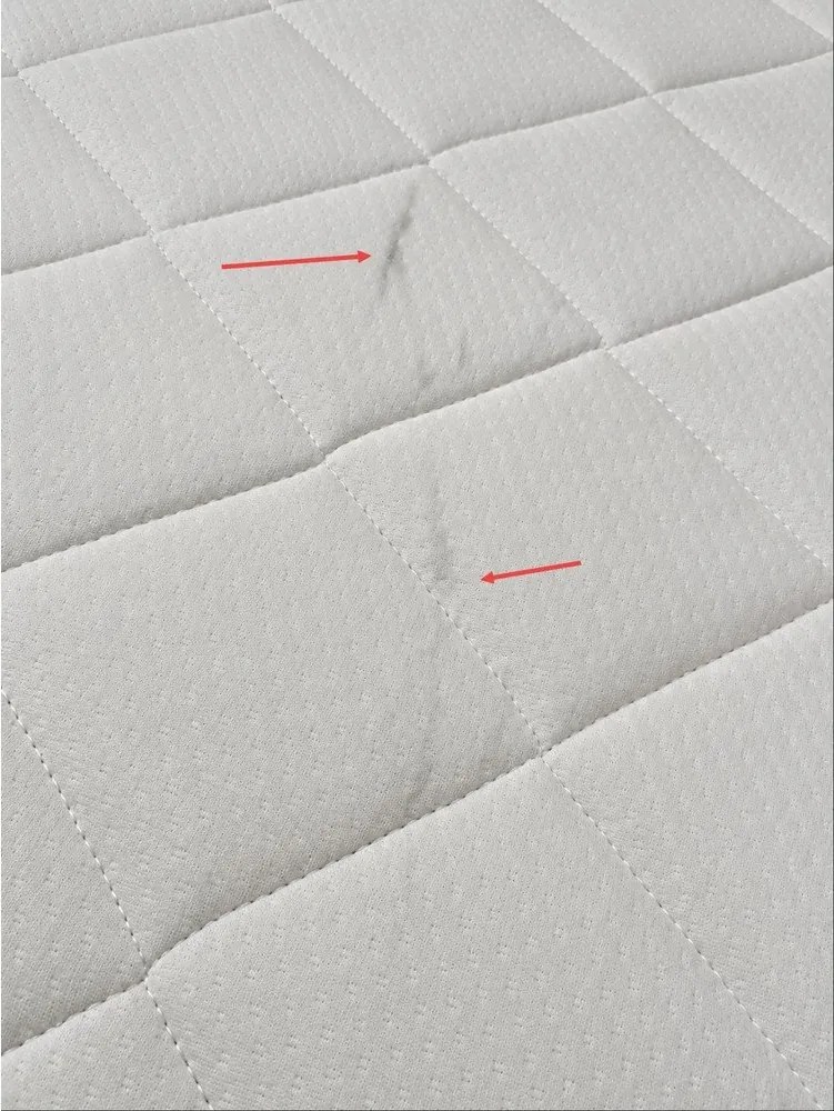 Modrá čalouněná dvoulůžková postel s úložným prostorem s matrací/s topperem 180x200 cm Elva Bold Line - II. jakost – Bonami Selection