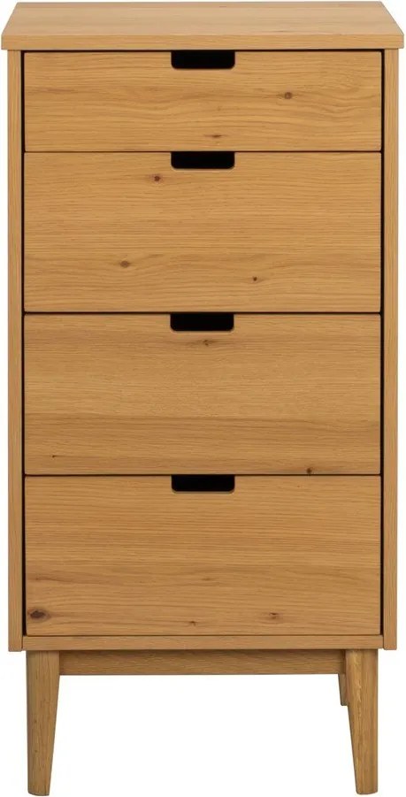 Komoda z dubového dřeva v přírodní barvě 45x92x38 cm Garrison – Rowico