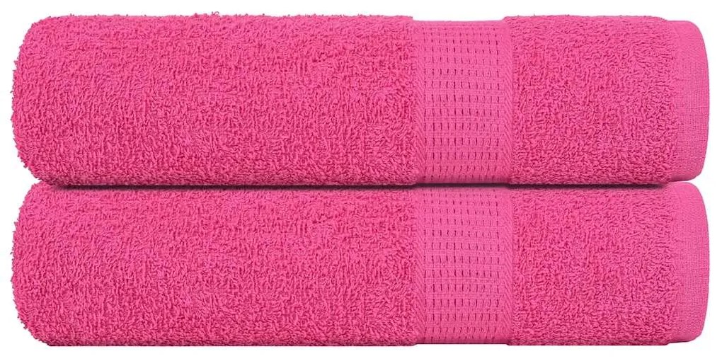 Ručníky FROGN 2 ks růžové 100x150 cm 360 g/m² 137052