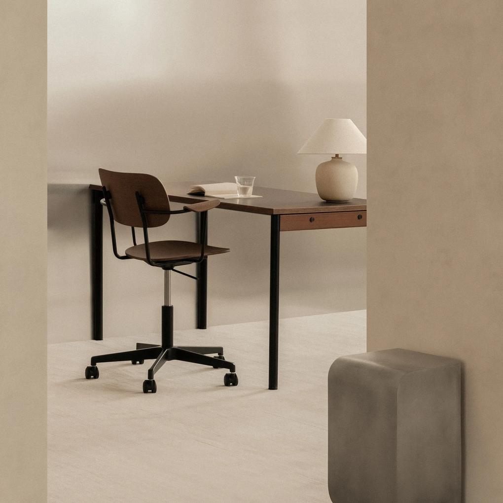 AUDO (MENU) Kancelářská židle Co Task Chair s područkami, Chrome / Black Oak