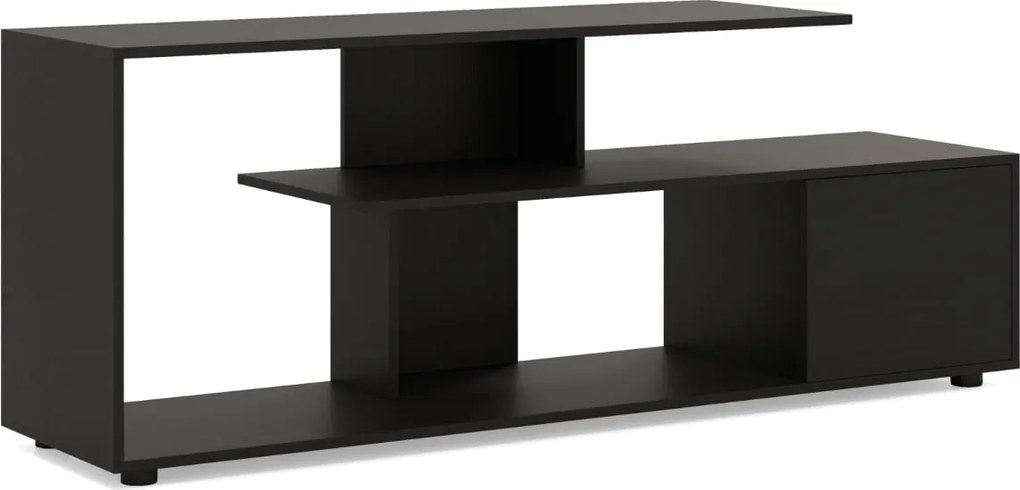 Costway TV stolek pro TV do 55 palců s policemi a skříňkou TV skříň lowboard