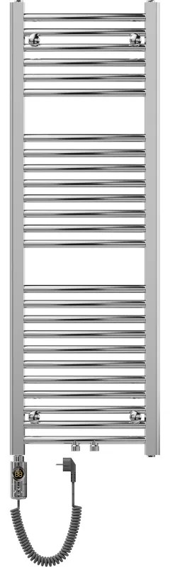 Mexen Ares, elektrické topné těleso 1200x400 mm + topná tyč 300 W, chromová, W102-1200-400-2300-01