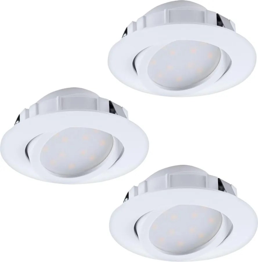 Eglo 95857- SADA 3x LED Stmívatelné podhledové svítidlo PINEDA LED/5,5W/230V