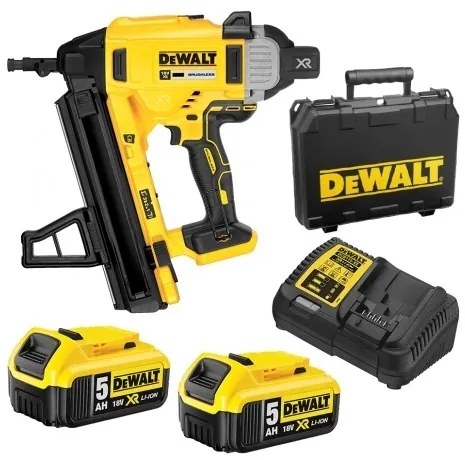 Aku hřebíkovačka do betonu DEWALT 18V DCN890P2, 2x 5,0Ah